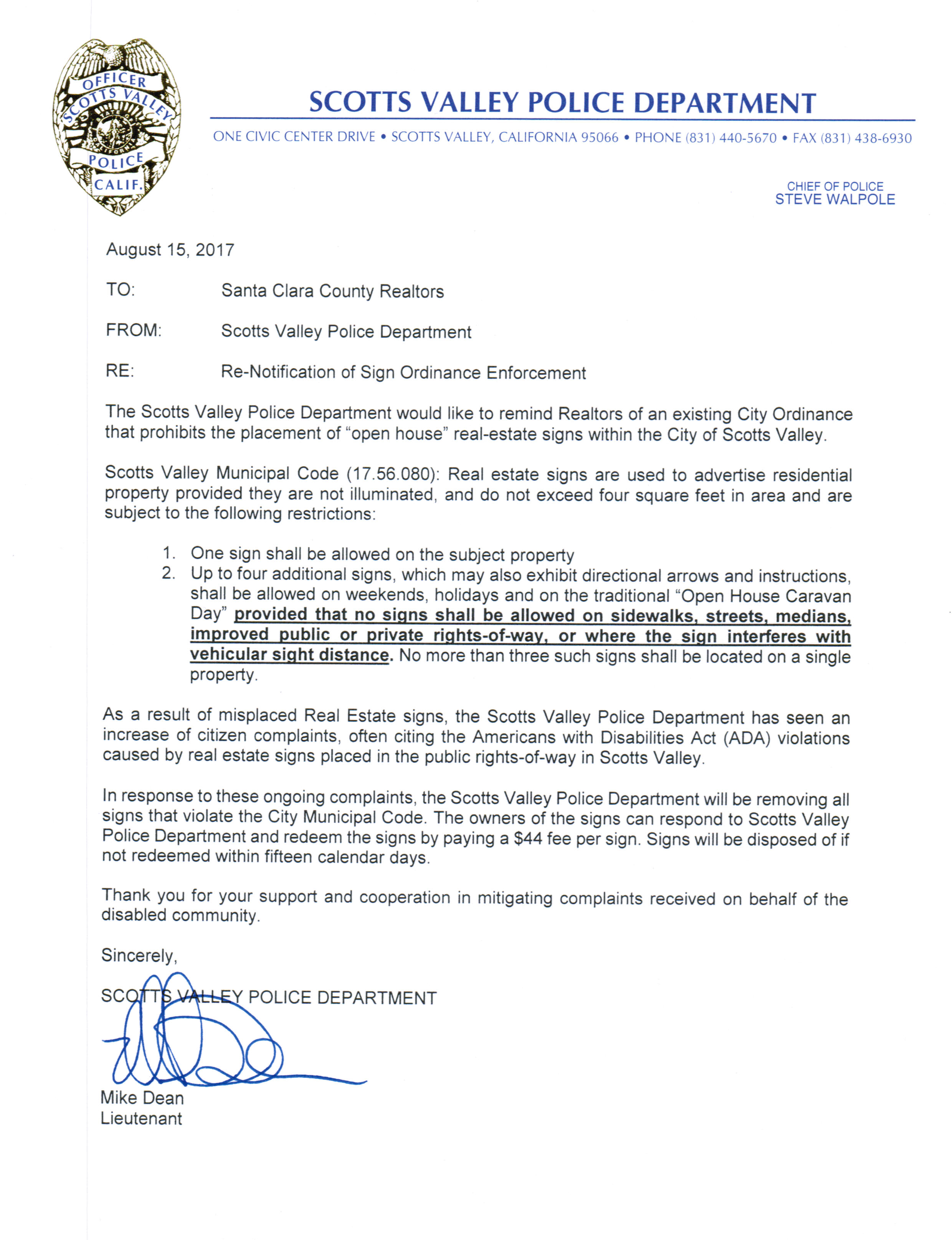 Santa Clara County Sign Ordinance Reference Guide – Santa Clara County ...